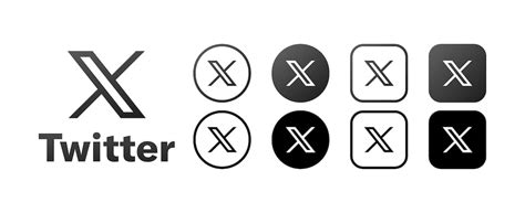 Premium Vector Twitter X Social Media Logo Icons Editorial Social Media Twitter X Logos