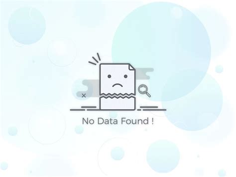 No Data Found By Bhanu Pratap On Dribbble Ui Ux Design Page Design