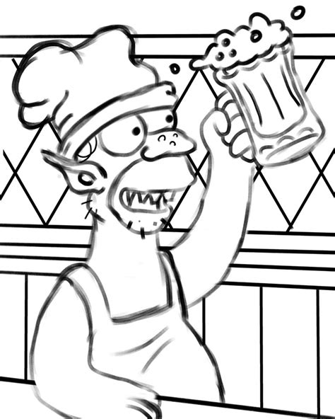 Goblin Chef Simpsons Style — Hive