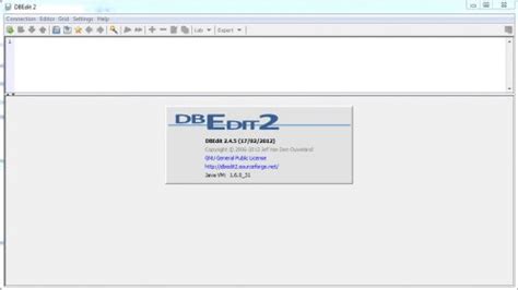 DbEdit Download Database Editor Suitable As Front
