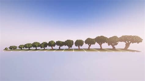 Luna S Custom Oak Trees Minecraft Map