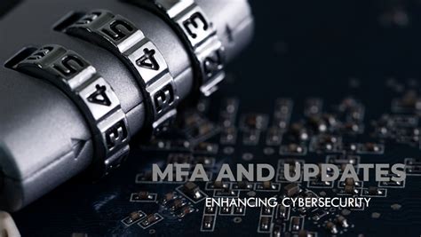 Enhancing Cybersecurity The Critical Role Of Mfa And System Updates