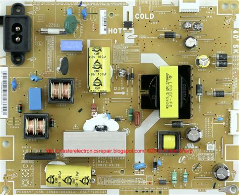 Master Electronics Repair !: REPAIR / SERVICING TV SAMSUNG UE40EH5057K