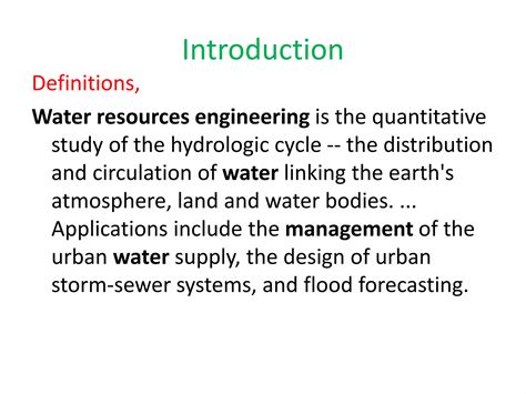 Introductionhydrology Pptx