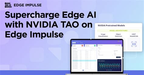 Edge Impulse On Linkedin Pre Trained Models From Nvidia On Edge Impulse