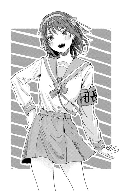 Suzumiya Haruhi Suzumiya Haruhi No Yuuutsu Drawn By Inkdaisuki Danbooru