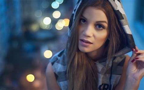 Download Wallpaper Girl Long Hair Brown Hair Photo Photographer