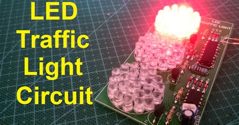 Traffic Light Using 4017 And 555 ~ Mousa Simple Projects