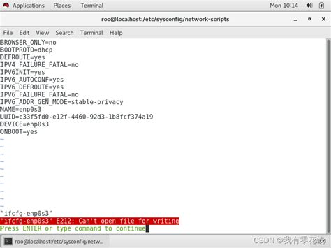 解决 ：“e212 can‘t open file for writing”报错 e212 can t open file for