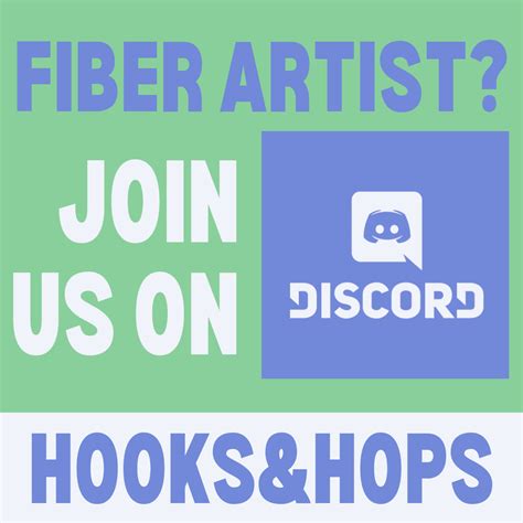 Fiber Artist Join Us On Discord Hooks And Hops Rhooksandhops