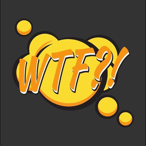 Premium Vector | Vector wtf pop art comic book text speech bubble lettering oops