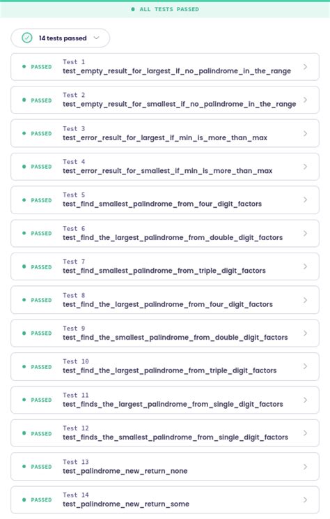 Palindrome Products Instructions Dont Match Function Signature
