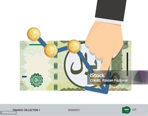 50 환율 그래프 사우디아라비아 리얄 지폐와 동전 평면 스타일 벡터 일러스트입니다 비즈니스 개념입니다 50에 대한 스톡 벡터 아트 및 기타 이미지 Istock