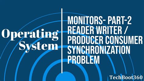 Monitor Operating System Reader Writer Producer Consumer Classical Problem Of