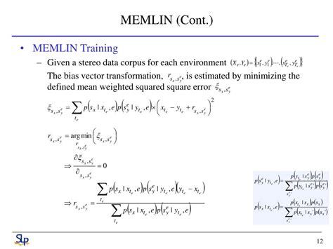 Ppt Cepstral Vector Normalization Based On Stereo Data For Robust