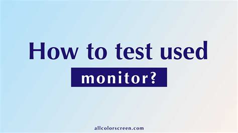 Monitor Gamma Calibration Test