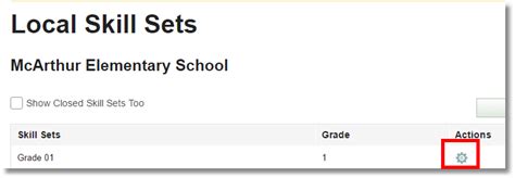 Standards Based Gradebook Setup