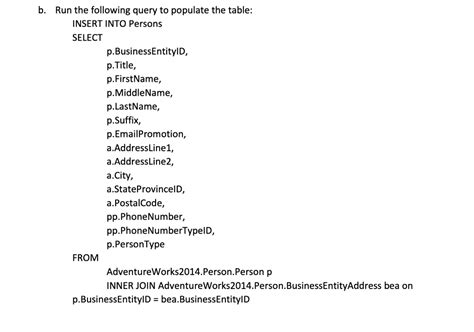 Solved Please Run Code And Queries And Please Answer All Chegg Com