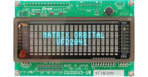 20x4 Intelligent Character Vfd Display 20x4 Intelligent Character Vfd Display