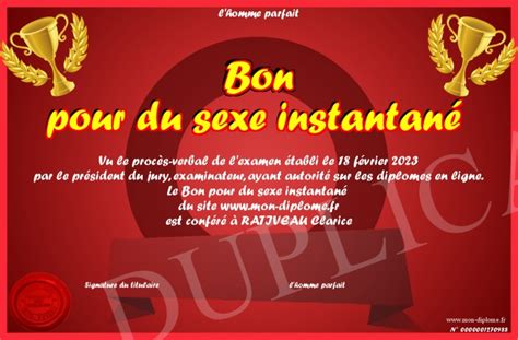 Bon Pour Du Sexe Instantane