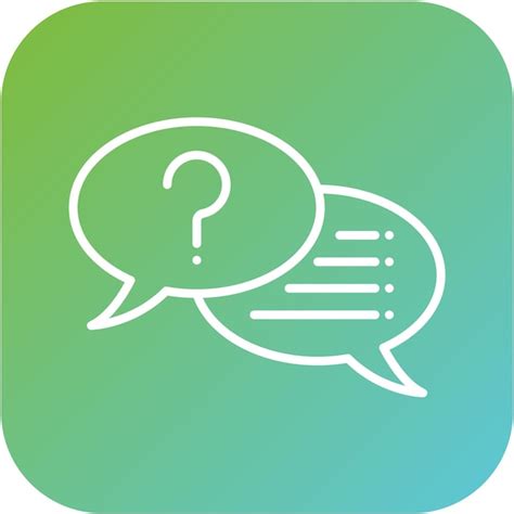 Premium Vector Interview Icon Style