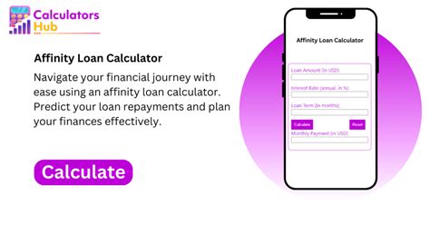 Affinity Loan Calculator Online