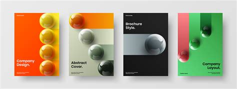 간단한 3d 구 전단지 개념 번들 독특한 핸드빌 벡터 디자인 일러스트 컬렉션 A4 용지에 대한 스톡 벡터 아트 및 기타 이미지 A4 용지 개념 개체 그룹 Istock