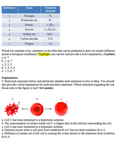 Solved Substance Name Chemical Formula Nitrogen Potassium