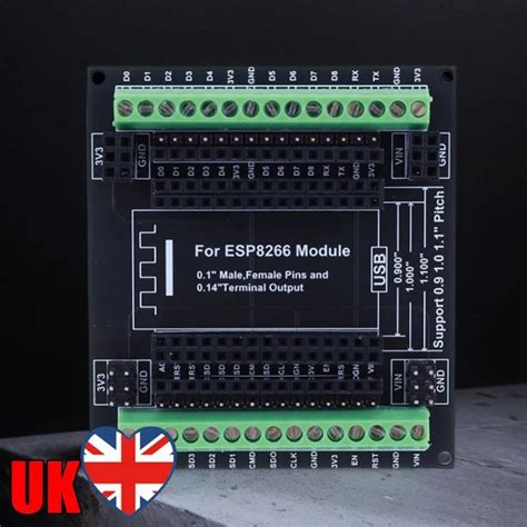 Esp8266 Gpio Expansion Module For Esp8266 Esp 12e Nodemcu Development Board £7 91 Picclick Uk