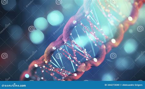 Close Up Medical 3d Illustration Of Dna Under Microscope Stock Illustration Illustration Of