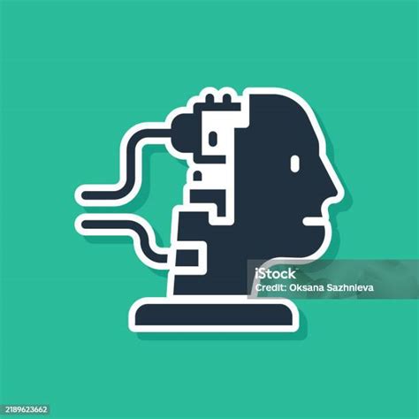 유지 보수를 위해 연결된 파란색 로봇 아이콘 절연 된 와 인공 지능 기계 학습 클라우드 컴퓨팅 벡터 0명에 대한 스톡 벡터 아트 및 기타 이미지 Istock