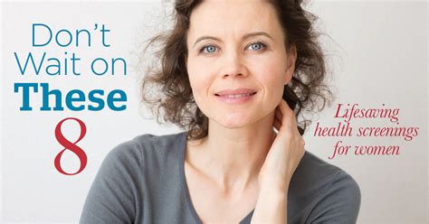 8 Lifesaving Health Screenings For Women Influence Marketing