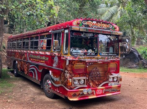 The Colorful Buses Of Sri Lanka Less Car More Life