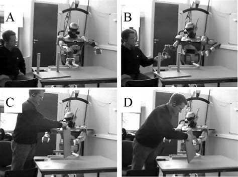 Cooperative Task Execution A Robot Grasping Rose Leg B Robot