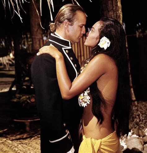 Marlon Brando Marlon Brando And Tarita Teriipaia In
