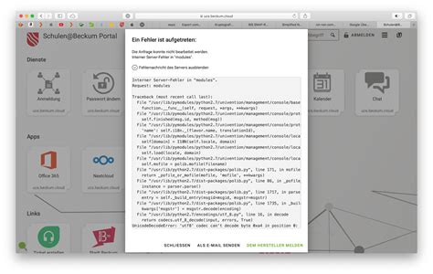 Ucs Update Error Errate 175 Nextcloud Schema Apps And App Center Univention Help