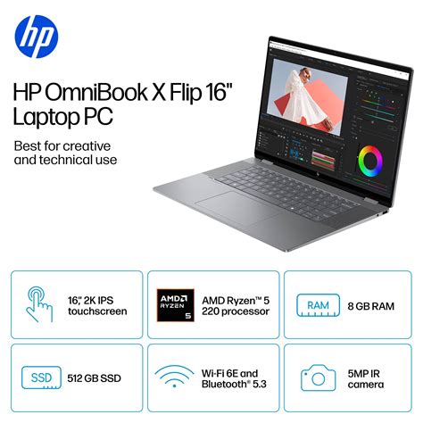 Customer Reviews Hp Omnibook X Flip 2 In 1 16 2k Touch Screen Laptop