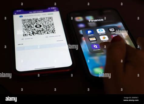 in this photo illustration the phonepe qr code is seen displayed on mobile phones screen in