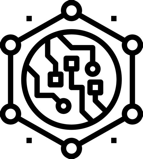 Blockchain Network Icon Vector Art At Vecteezy