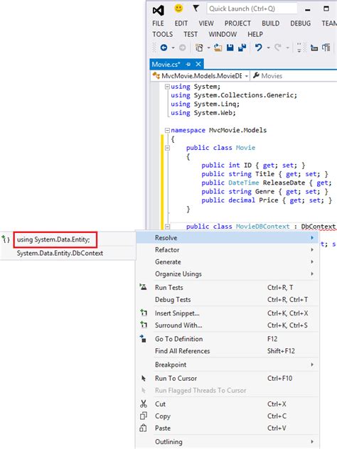 四、 添加模型model（aspnet Mvc5 系列） 东方不败00 博客园