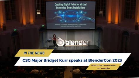 Tandy School Of Computer Science On Linkedin Computersimulation Gaming Csg Blendercon2023