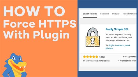 how to force using really simple ssl wordpress plugin youtube