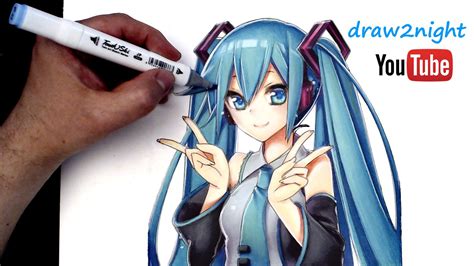 Miku Hatsune Drawing Tutorial