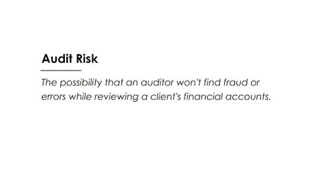 Audit Risk Definition Types Formula And Examples