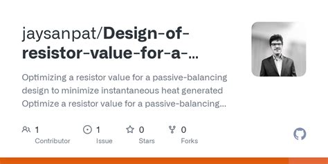 GitHub Jaysanpat Design Of Resistor Value For A Switched Resistor Passive Balancing System As