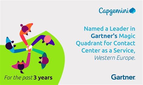 Capgemini On Linkedin Named A Leader In Gartners Magic Quadrant For Contact Center As A…