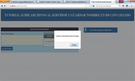 Upload De Archivos Para Php Con Uploadify V214 Guardar En Base De Datos Mysql Y Mostrarlo