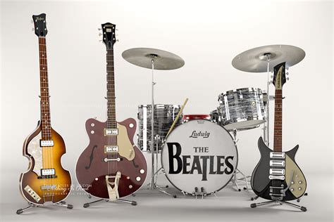 Beatle Guitars — The Beatles In 3d