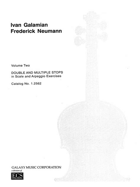 Dokumentips Galamian Contemporary Violin Techniquescales3 A Title