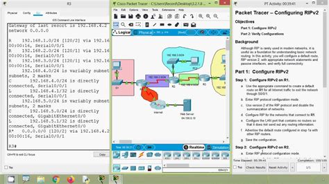Packet Tracer V Configuring RIPv YouTube